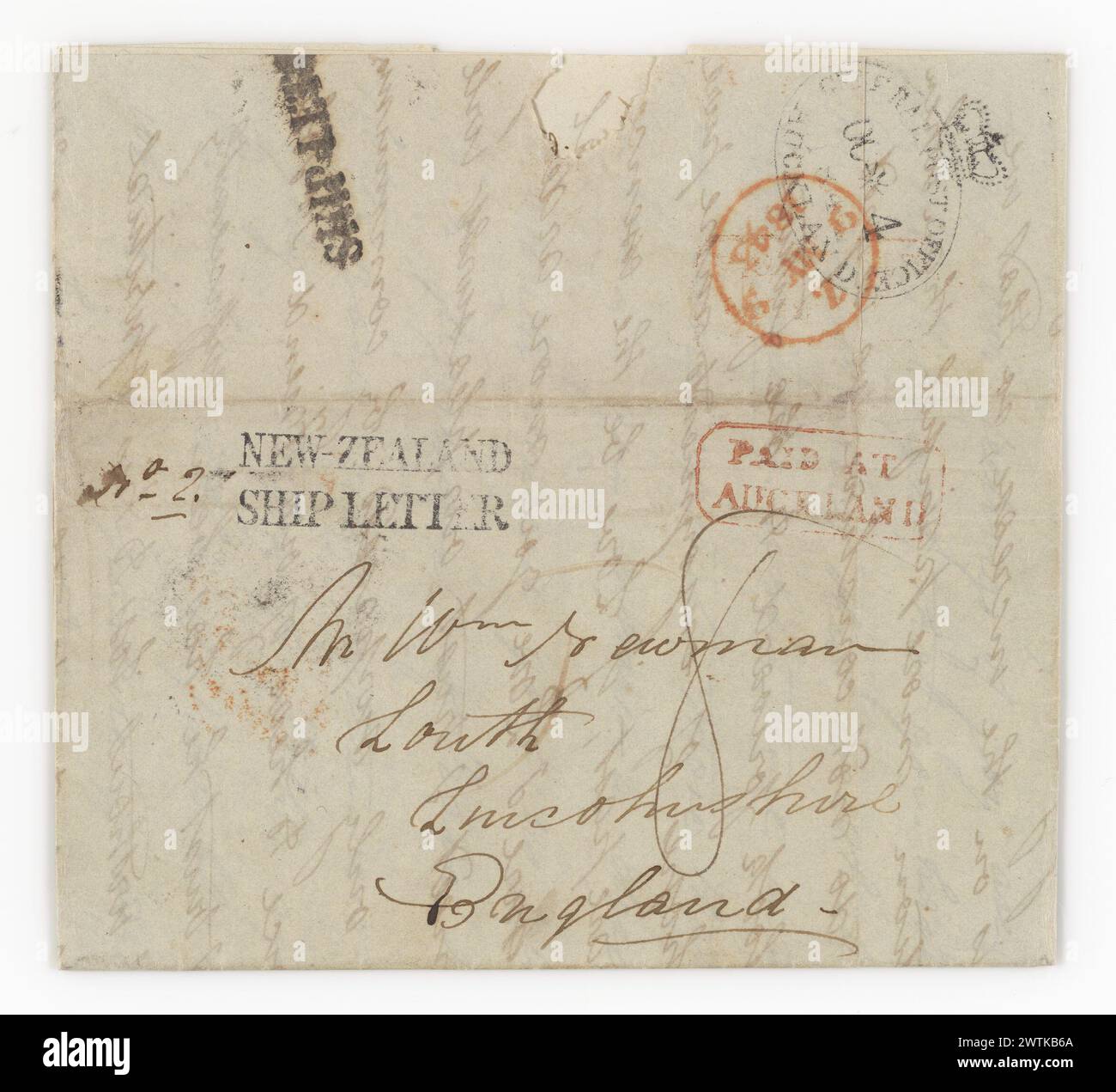 Entire pre-stamp letter Visual and Verbal Communication, letters Stock ...