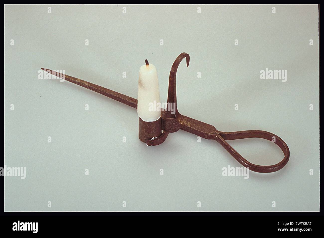 Miner's candlestick Stock Photo - Alamy