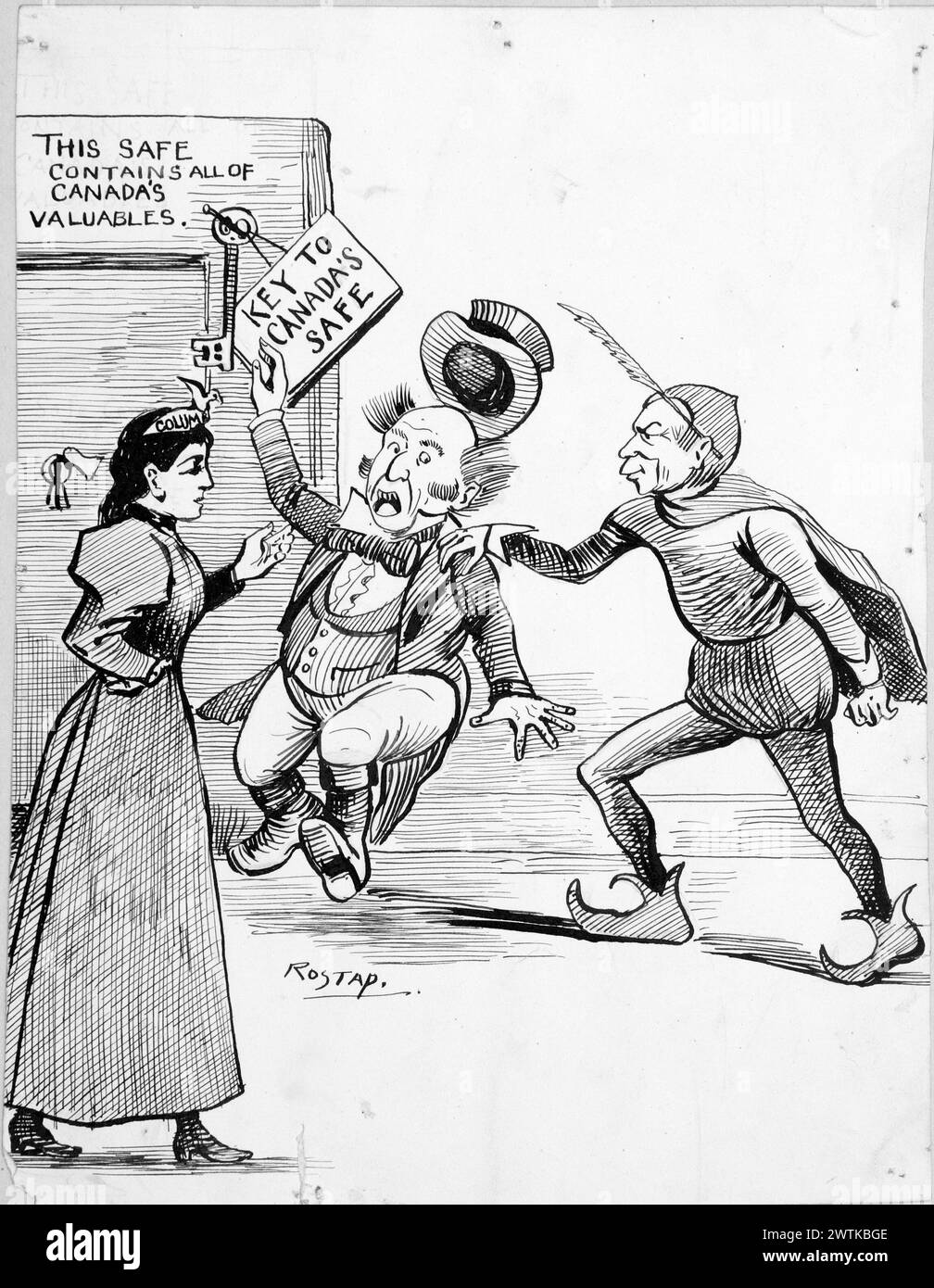 Cartoon safe Black and White Stock Photos & Images - Alamy