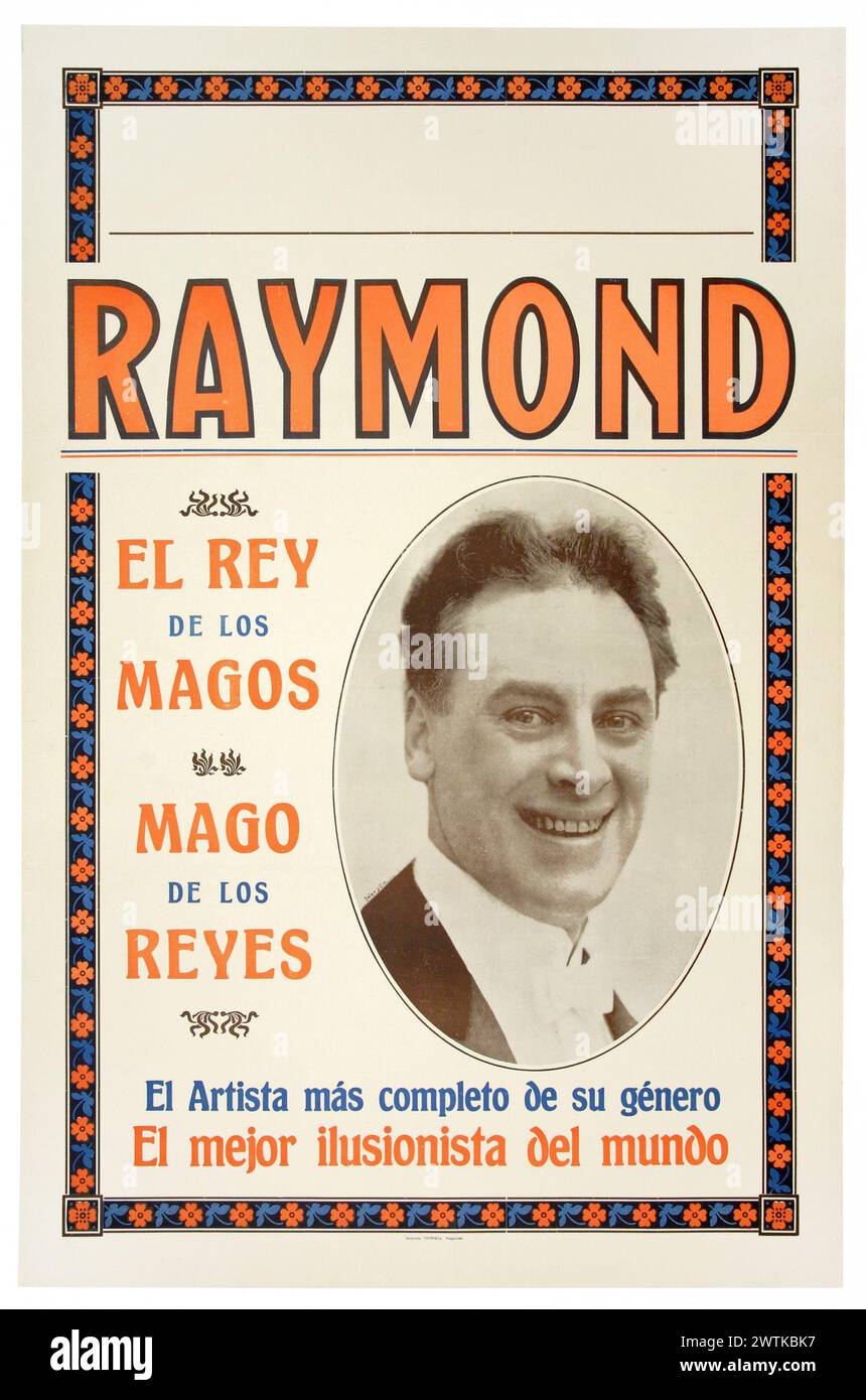 Magic poster - Raymond El Rey de los Magos Stock Photo - Alamy