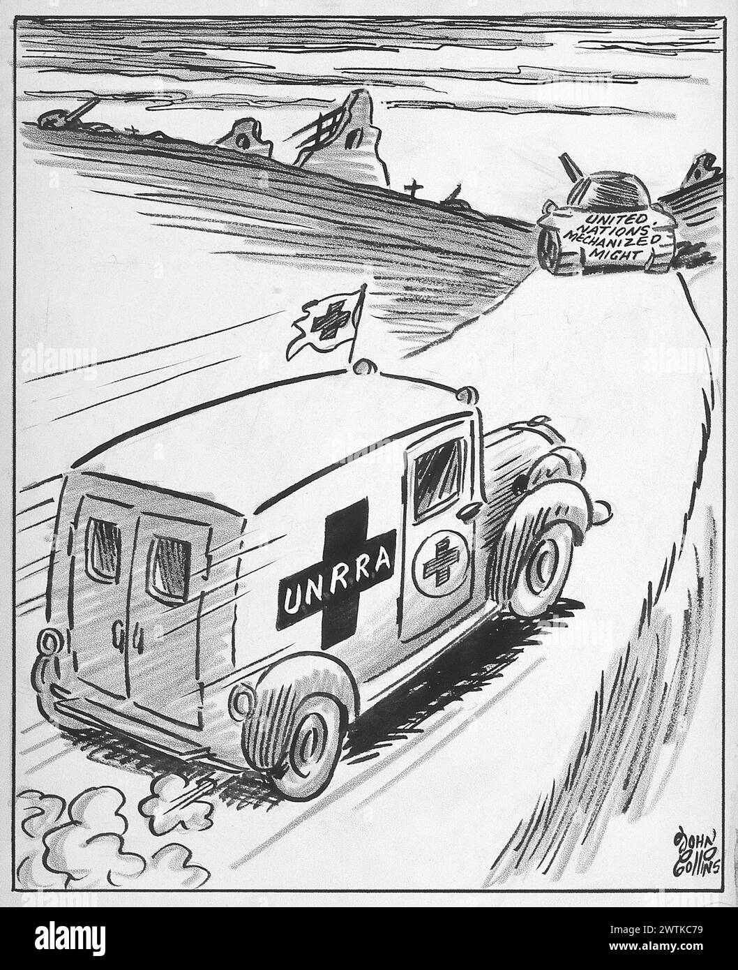 First aid cartoon Black and White Stock Photos & Images - Alamy