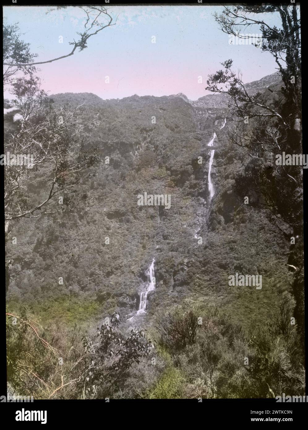 Cleeve Garth Falls from Half-way Hut lantern slides, colour slides ...