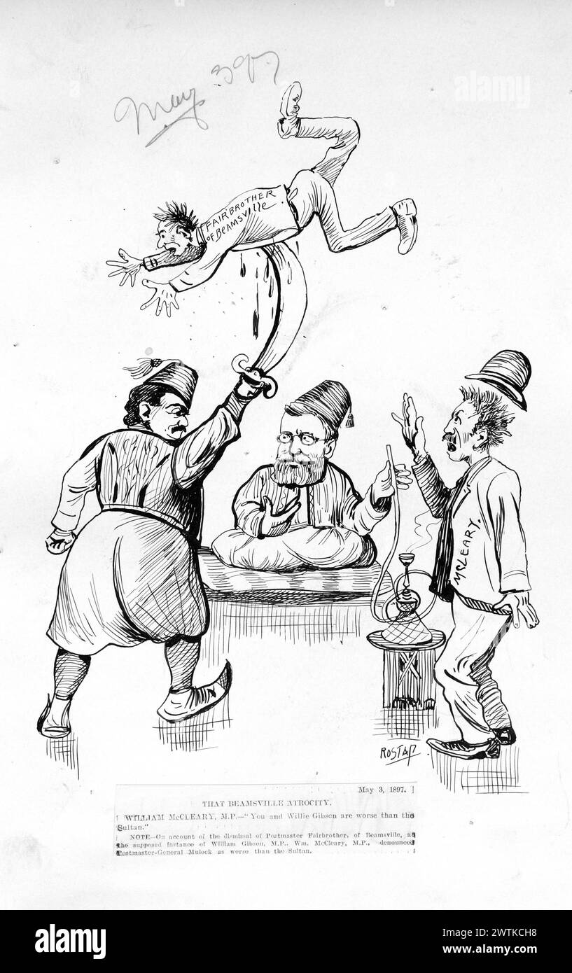 Cartoon - That Beamsville Atrocity Rostap (1866-1949 Stock Photo - Alamy