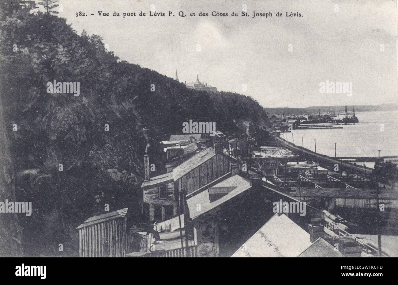 Collotype - Port of Levis, QC, about 1910 Stock Photo - Alamy