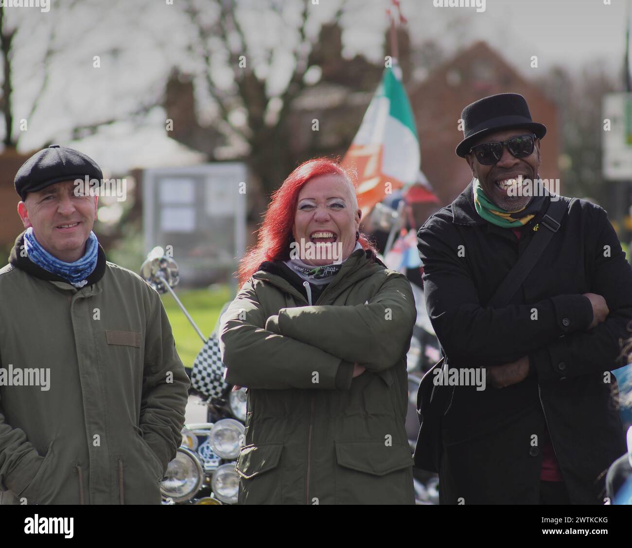 Birmingham, UK. 17th March, 2024. St Patrick's Day Parade 2024 makes a ...