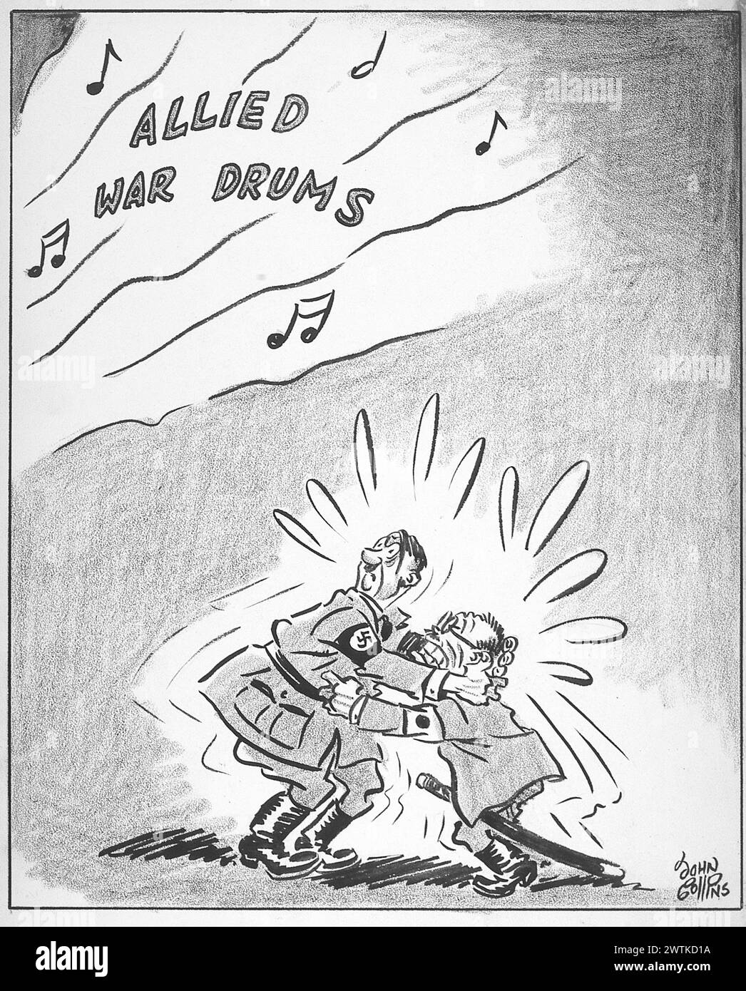 Cartoon - The Jitter-Bugs. John Collins (1917-2007 Stock Photo - Alamy