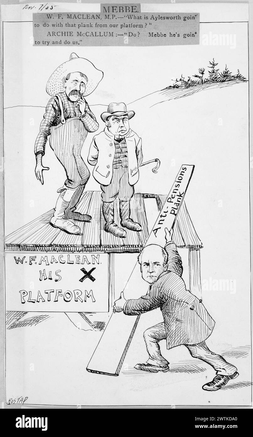 Cartoon - Mebbe Rostap (1866-1949 Stock Photo - Alamy