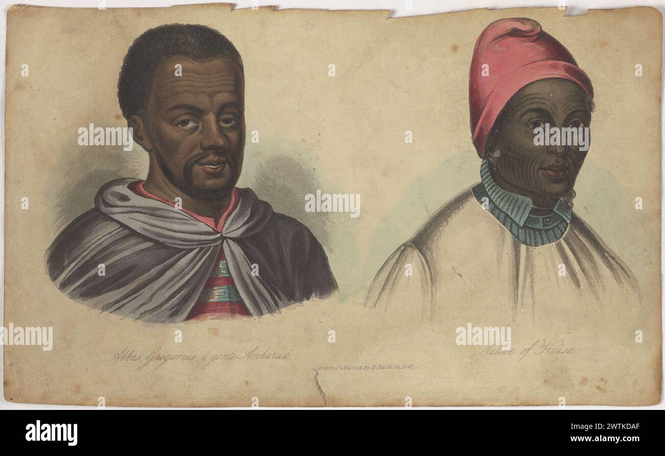 Abbas Gregorius e gente Amharica; Native of Hausa From: The natural ...
