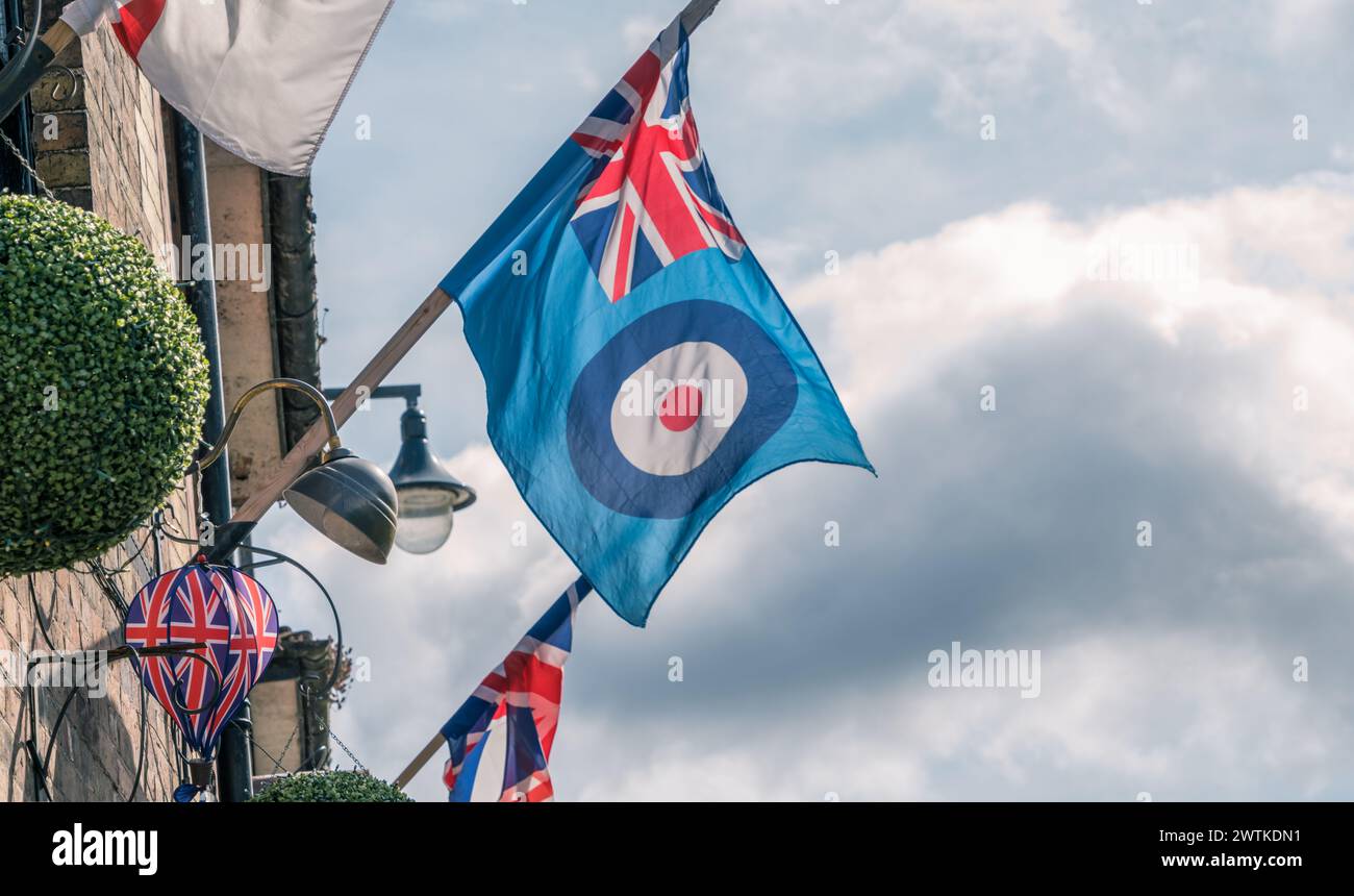 Royal Air Force Flag Stock Photo - Alamy
