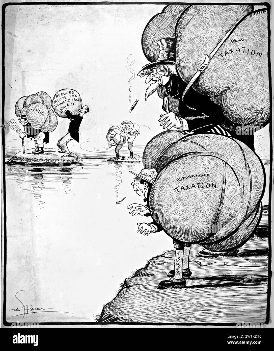 Cartoon england Black and White Stock Photos & Images - Alamy
