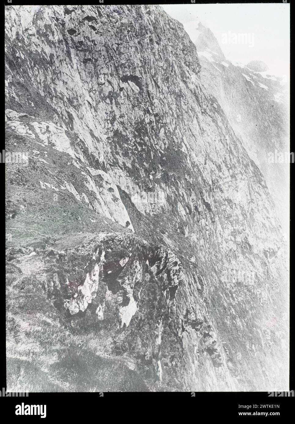 North slopes of Mt (Mount) Hart and Mt (Mount) Daniel from McKinnon's ...