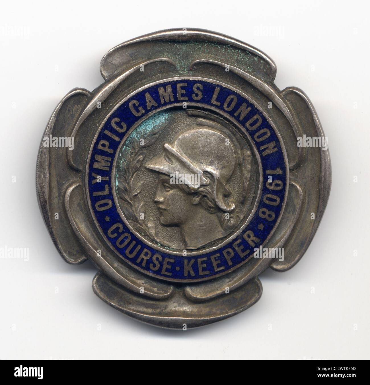 Insignia pin - Olympic Games London 1908 Stock Photo - Alamy
