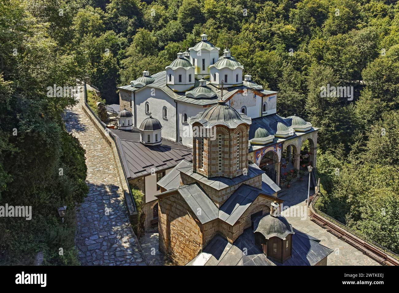 Medieval Orthodox Monastery St. Joachim of Osogovo, Kriva Palanka region, North Macedonia Stock ...