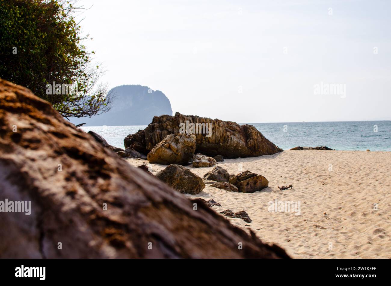 Rocks and stone beach. Thailand nature landscape Stock Photo - Alamy