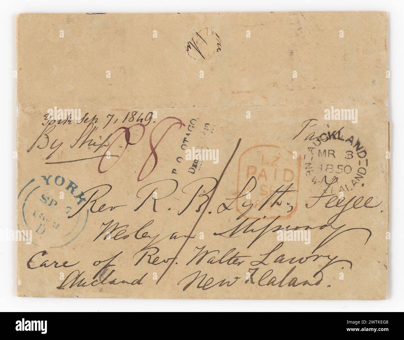 Entire pre-stamp letter Visual and Verbal Communication, letters Stock ...