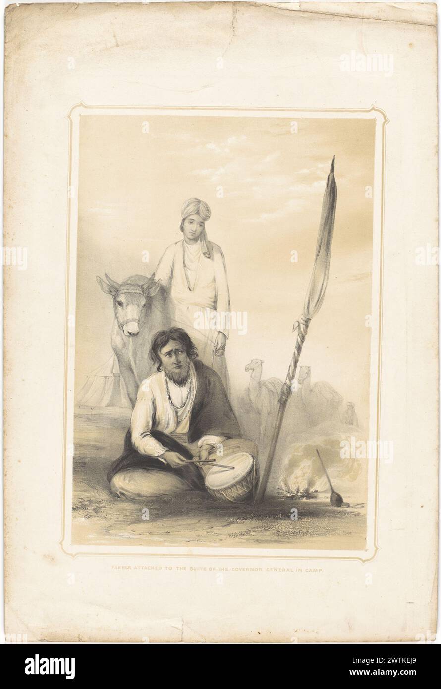 Fakeer attached to the suite of the Governor General in camp. From ...