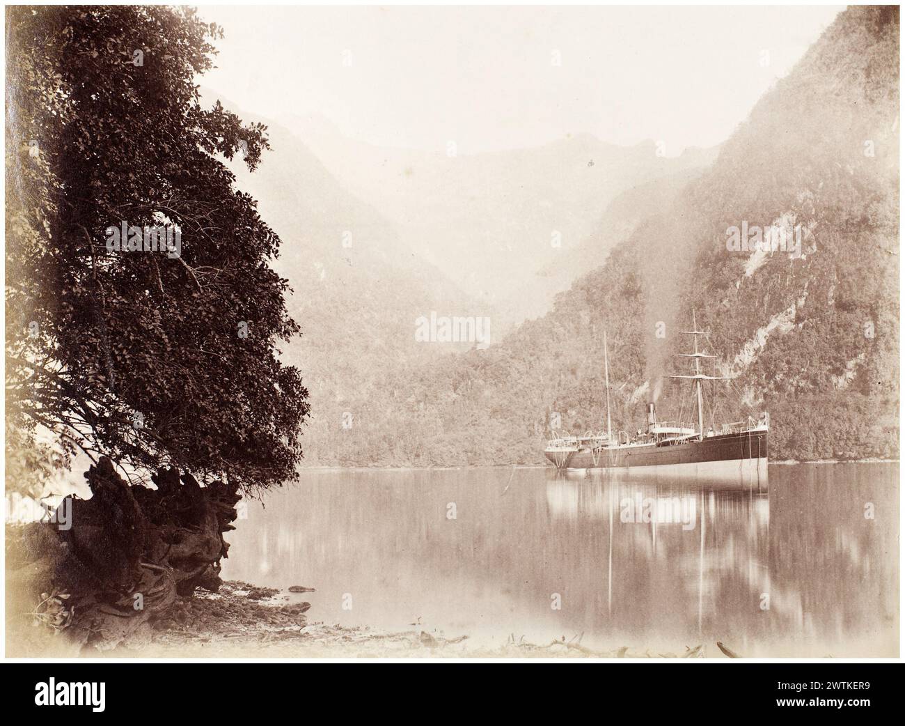 Wet Jacket Arm, Dusky Sound albumen prints, black-and-white prints ...