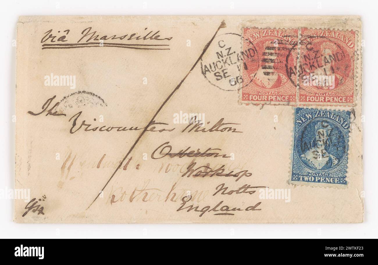 Envelope mail message stamp Cut Out Stock Images & Pictures - Alamy