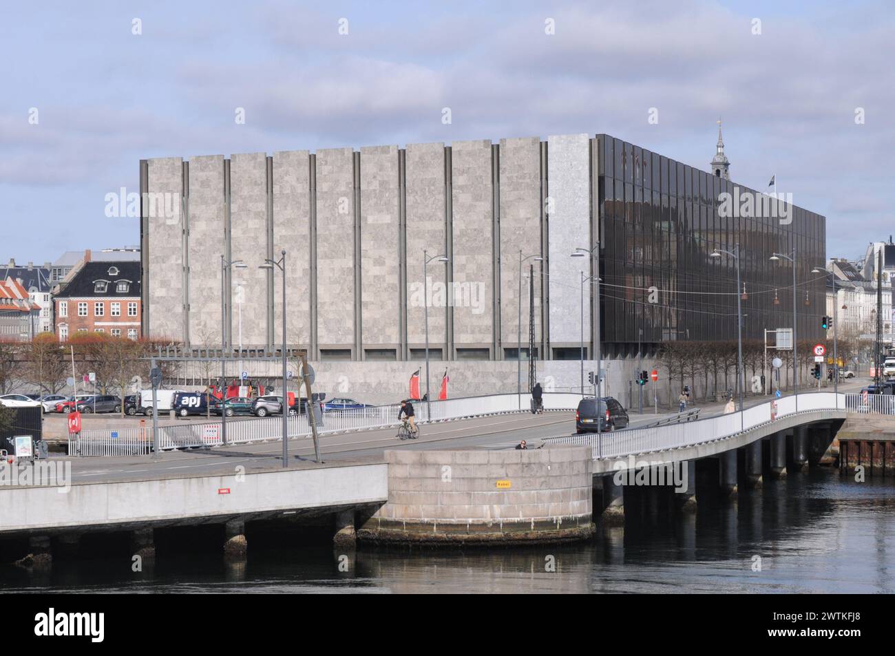 Copenhagen, Denmark /18 March 2024/Nordea bank' branch in danish ...