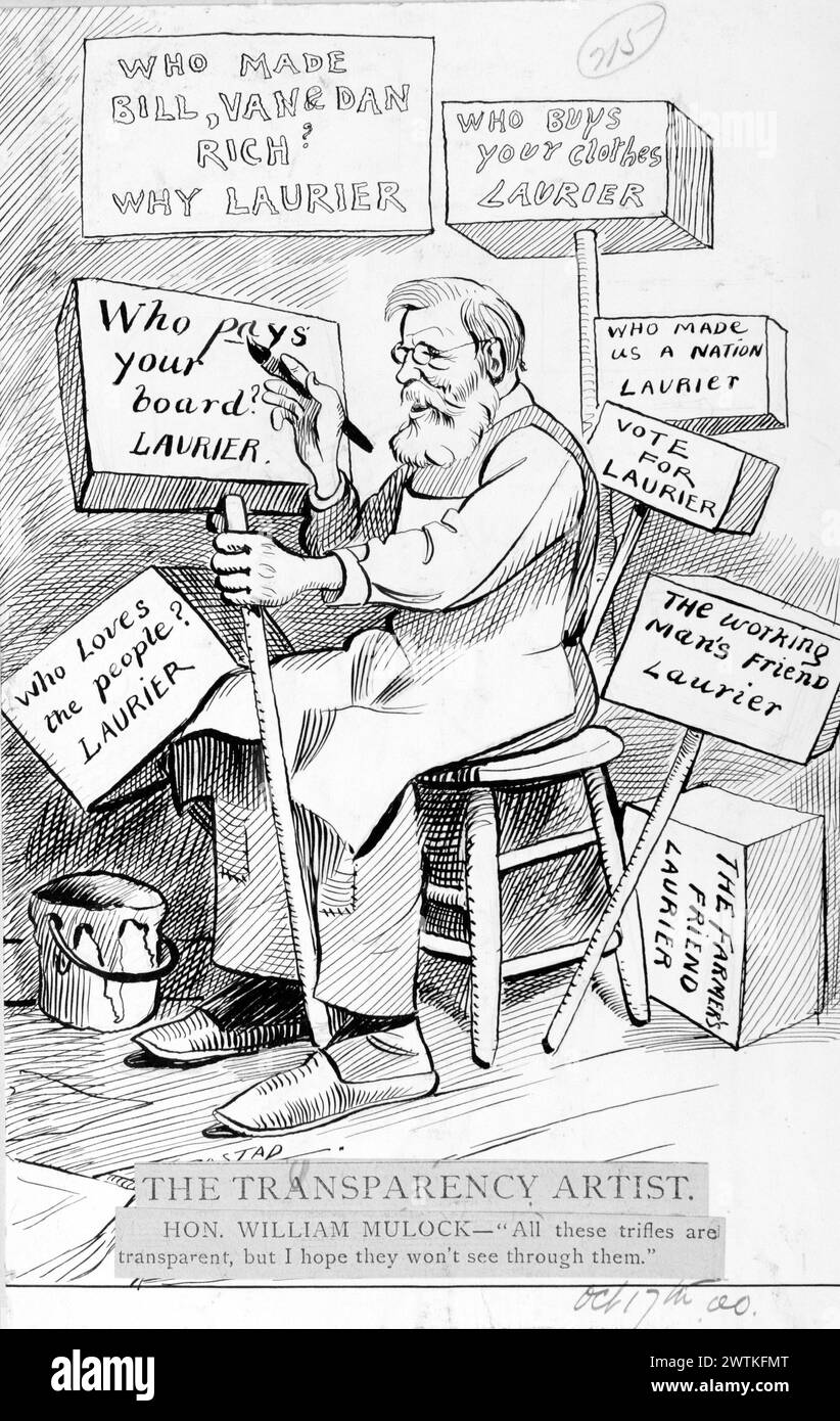 Cartoon - The Transparency Artist Rostap (1866-1949 Stock Photo - Alamy
