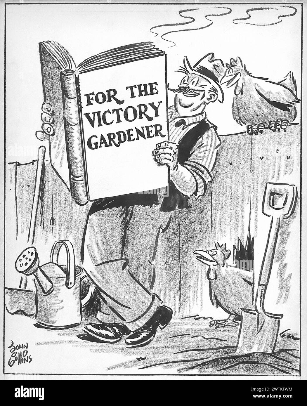 John collins cartoon Black and White Stock Photos & Images - Alamy