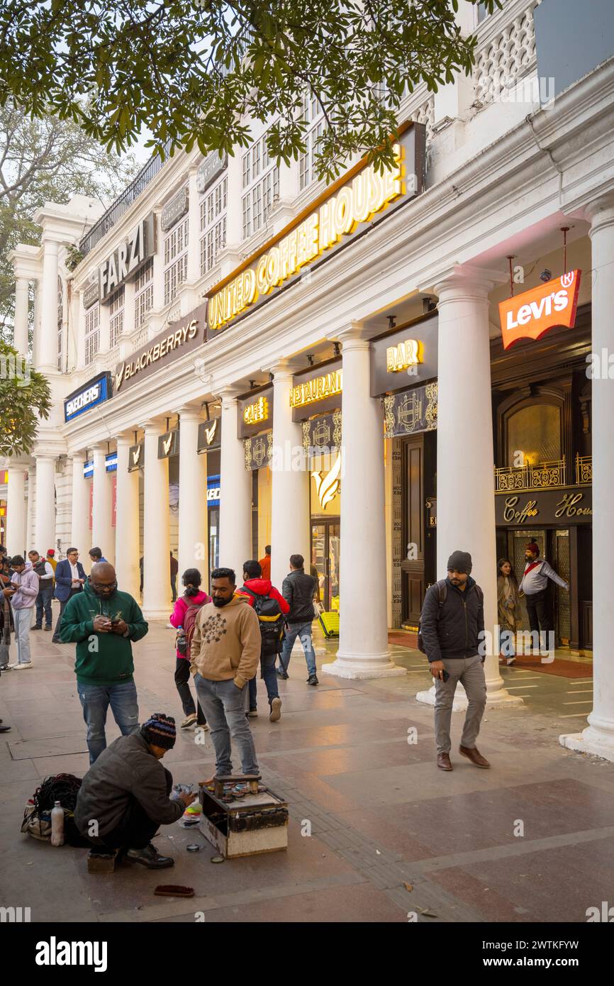 India, New Delhi, Connaught Place Stock Photo - Alamy