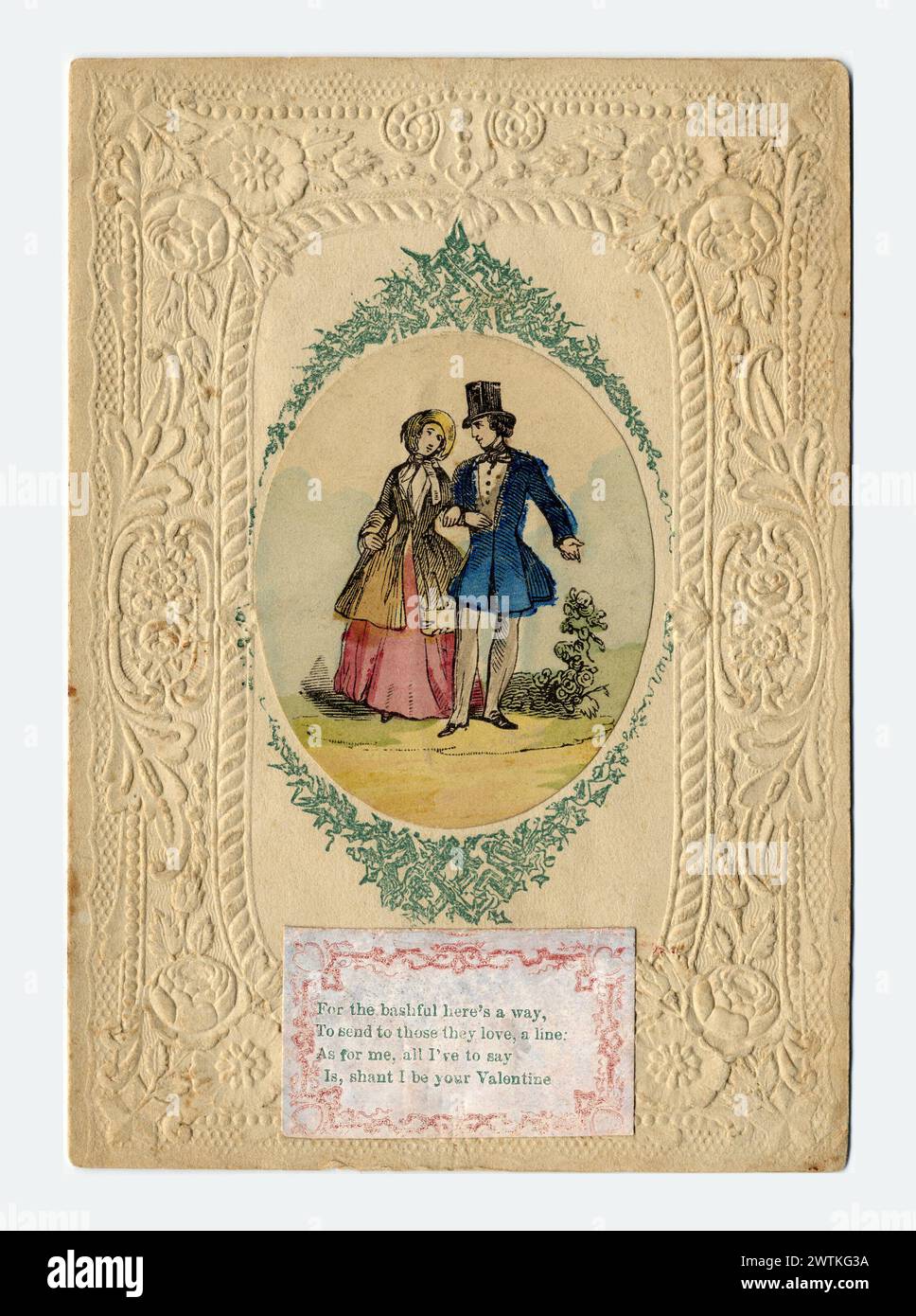 Valentine - For the bashful here’s a way, to send to those they love, a ...