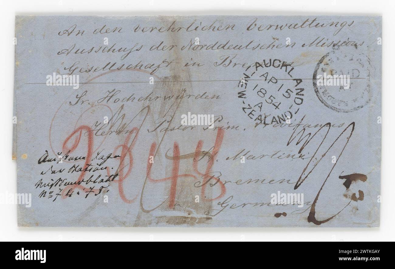 Entire pre-stamp letter Visual and Verbal Communication, letters Stock ...