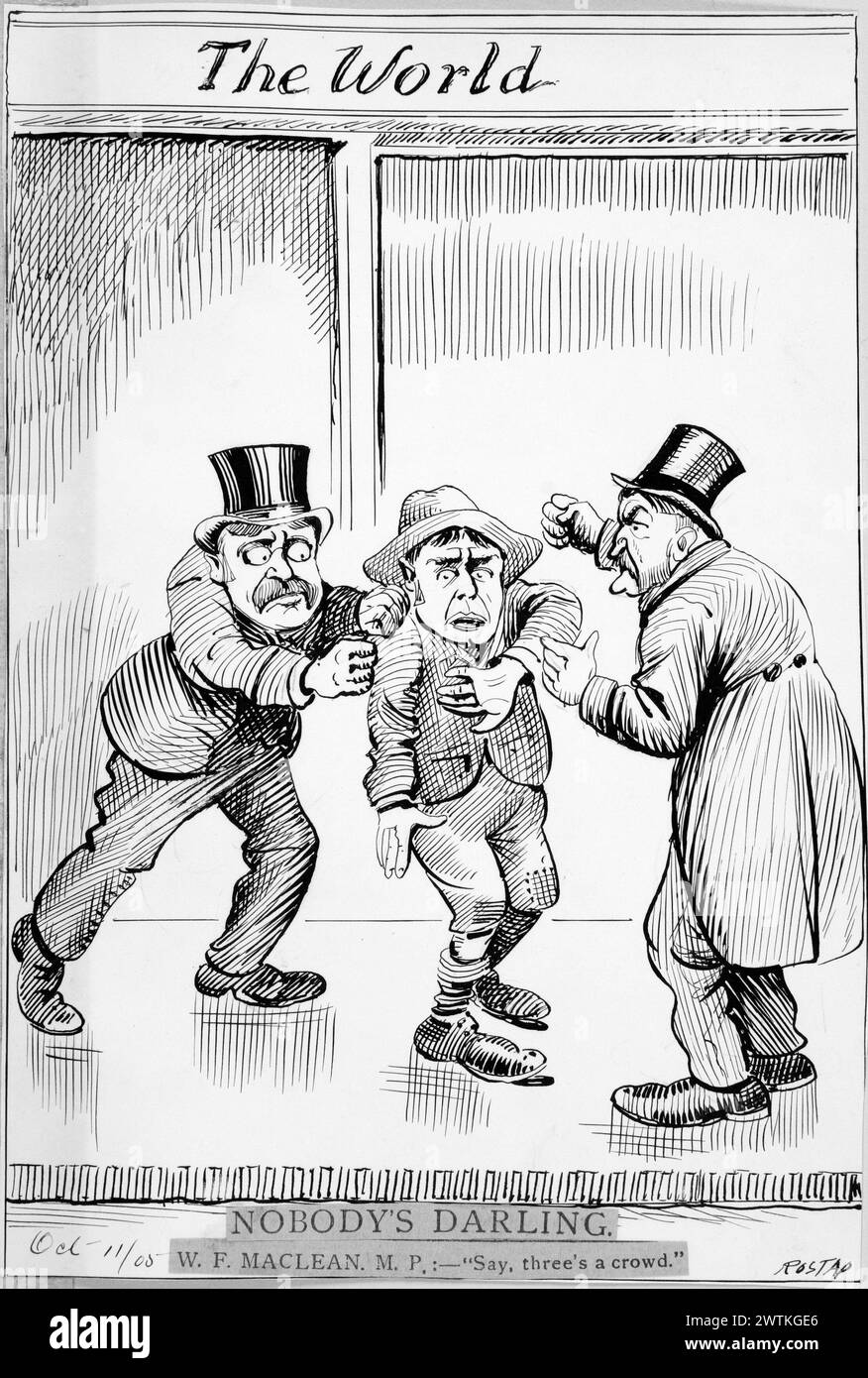 Cartoon - Nobody's Darling Rostap (1866-1949 Stock Photo - Alamy