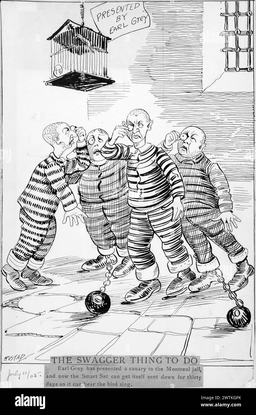 Cartoon - The Swagger Thing To Do Rostap (1866-1949 Stock Photo - Alamy