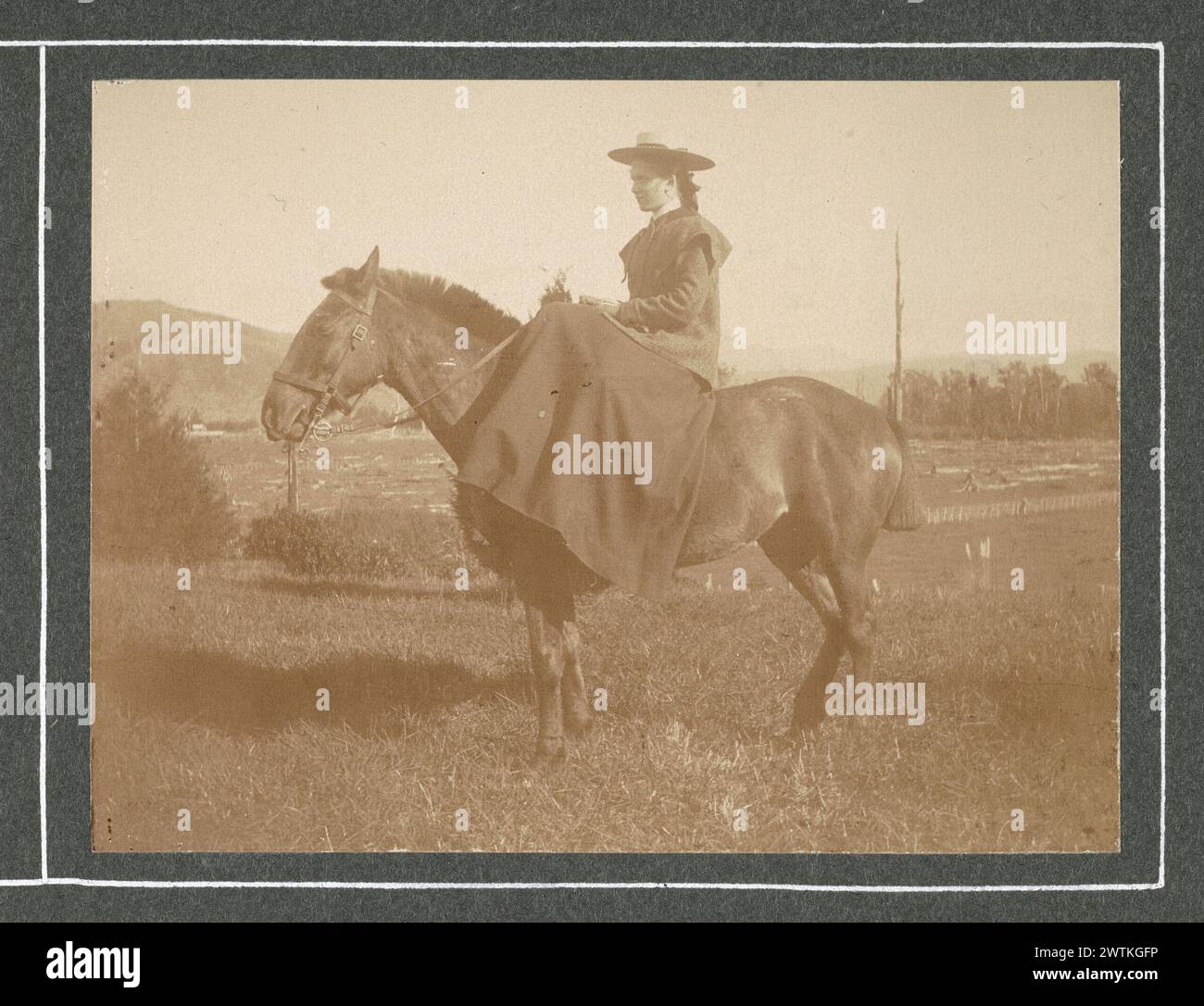At Levin: Clare on Fanny, 15 October 1905. From the album: Family ...