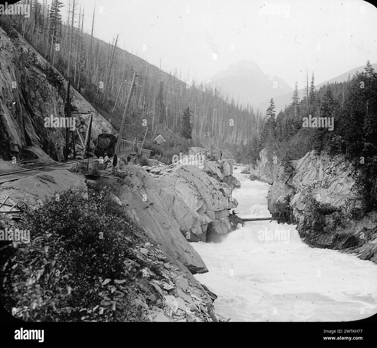 Canyon topography Black and White Stock Photos & Images - Alamy