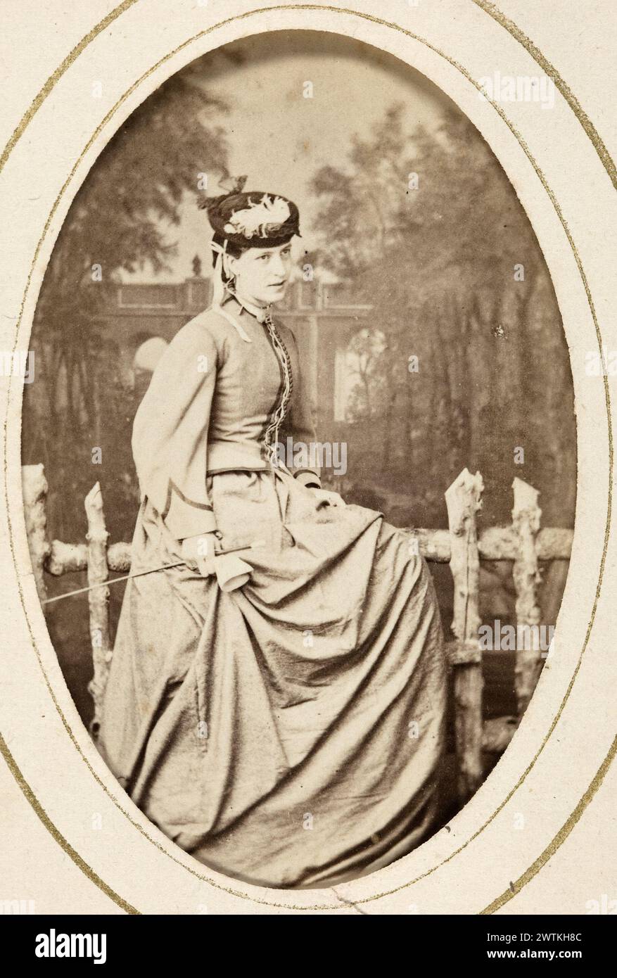 Helen Burton, Walter Burton's wife cartes-de-visite, photographic ...