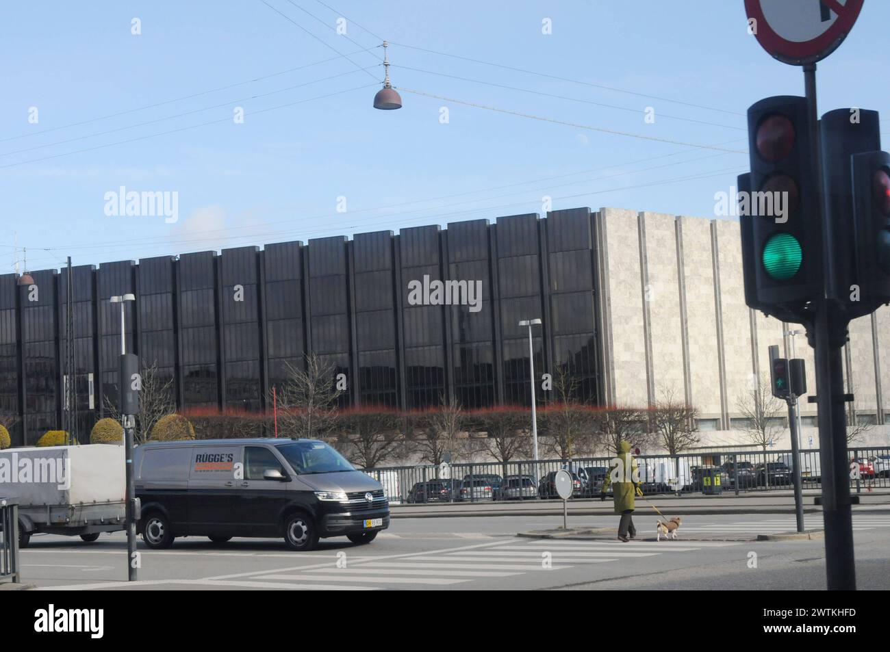 Copenhagen, Denmark /18 March 2024/Nordea bank branch in danish capital ...