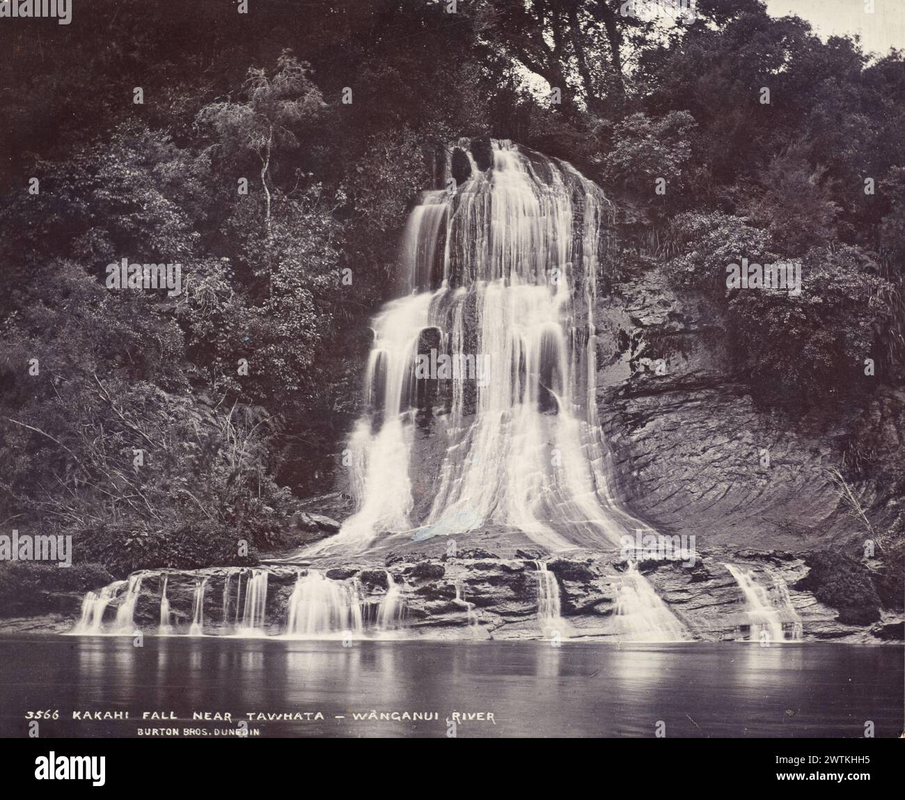 Kakahi Fall near Tawhata - Wanganui [sic] River gelatin silver prints ...
