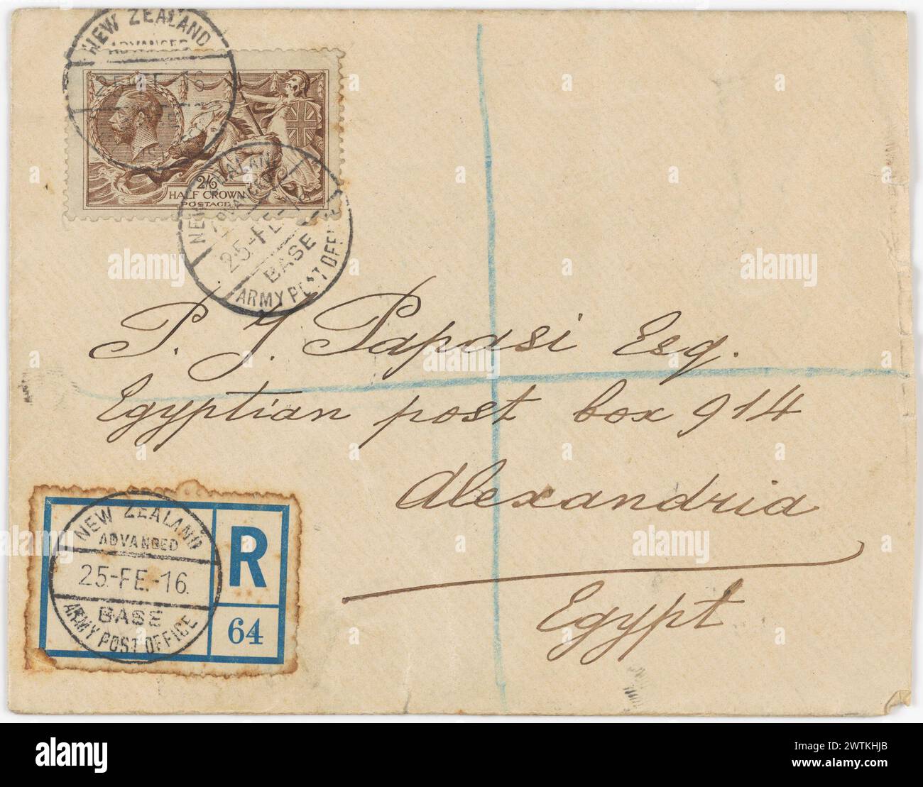 Philatelic 'cover' [envelope], WWI Visual and Verbal Communication ...