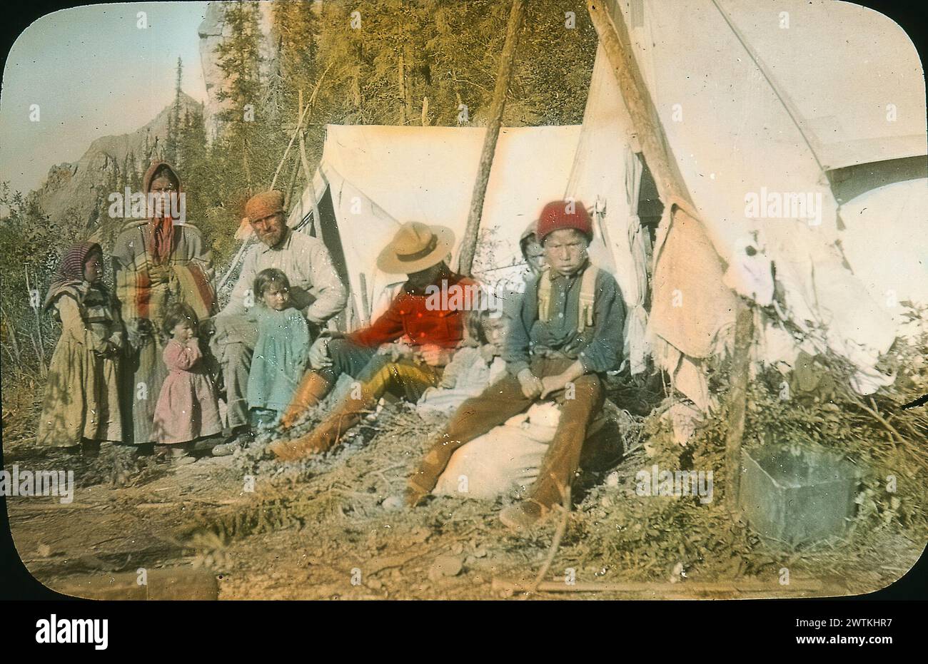 Transparency - Arctic Linkleiter and his family, Rampart House, YT ...