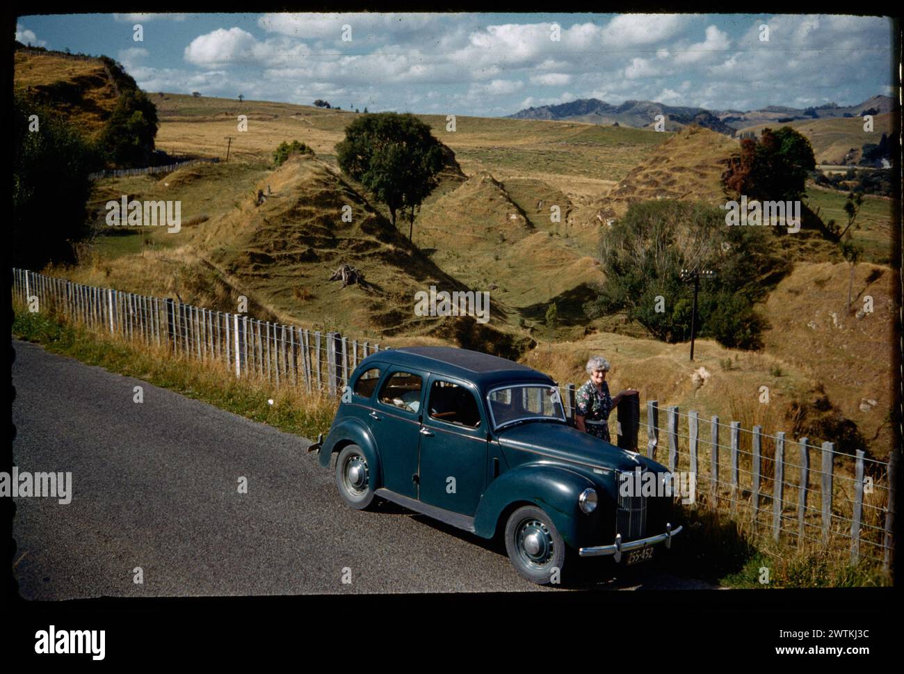 Conical hillocks of slump topography located a little south of Utiku ...