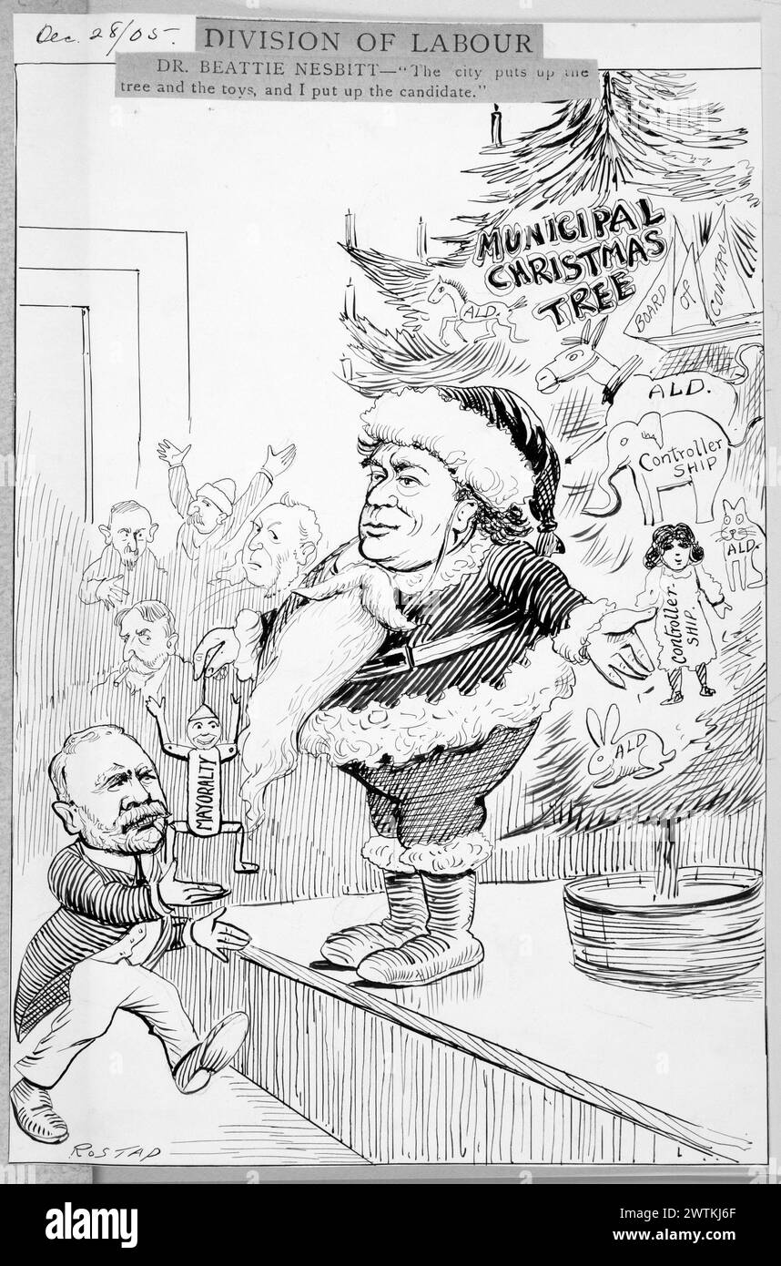 Cartoon - Division of Labour Rostap (1866-1949 Stock Photo - Alamy