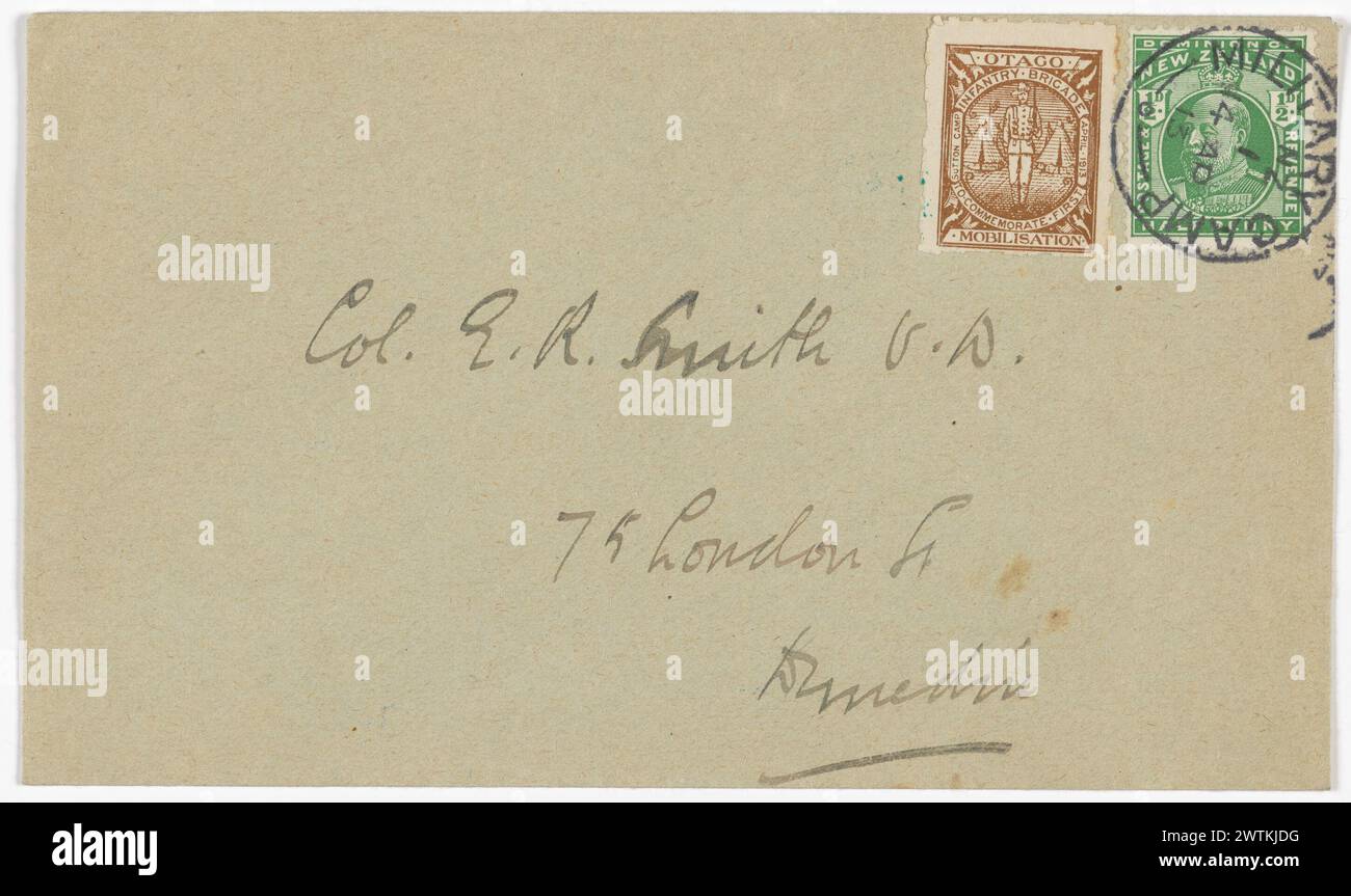 Philatelic 'cover' [envelope], WWI envelopes Stock Photo - Alamy