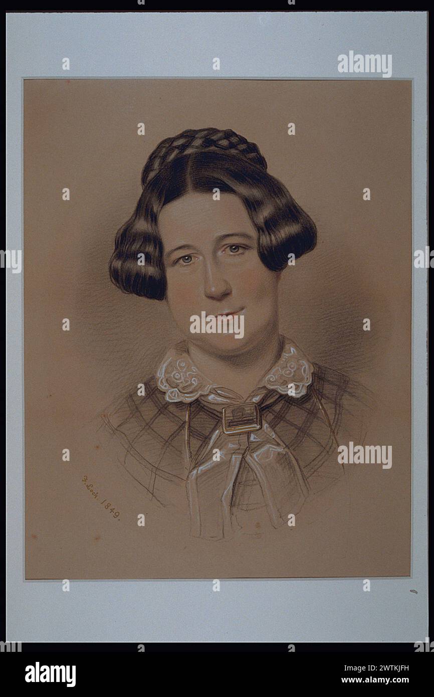 Drawing - Mrs. Anne Ross McCord Frederick William Lock (1824-1885 Stock ...