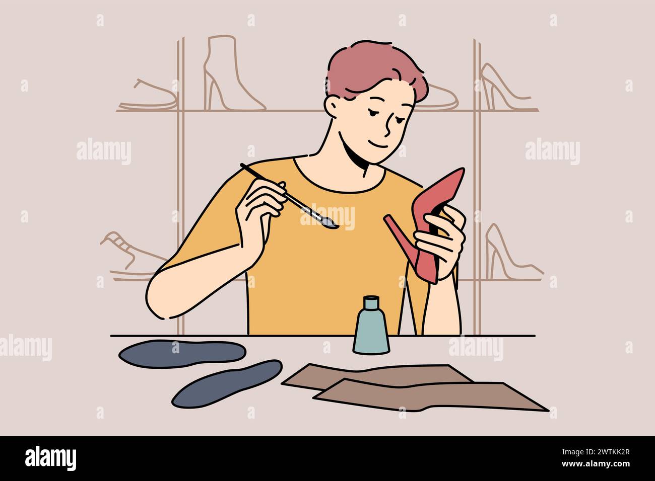 Genuine maker Stock Vector Images - Alamy