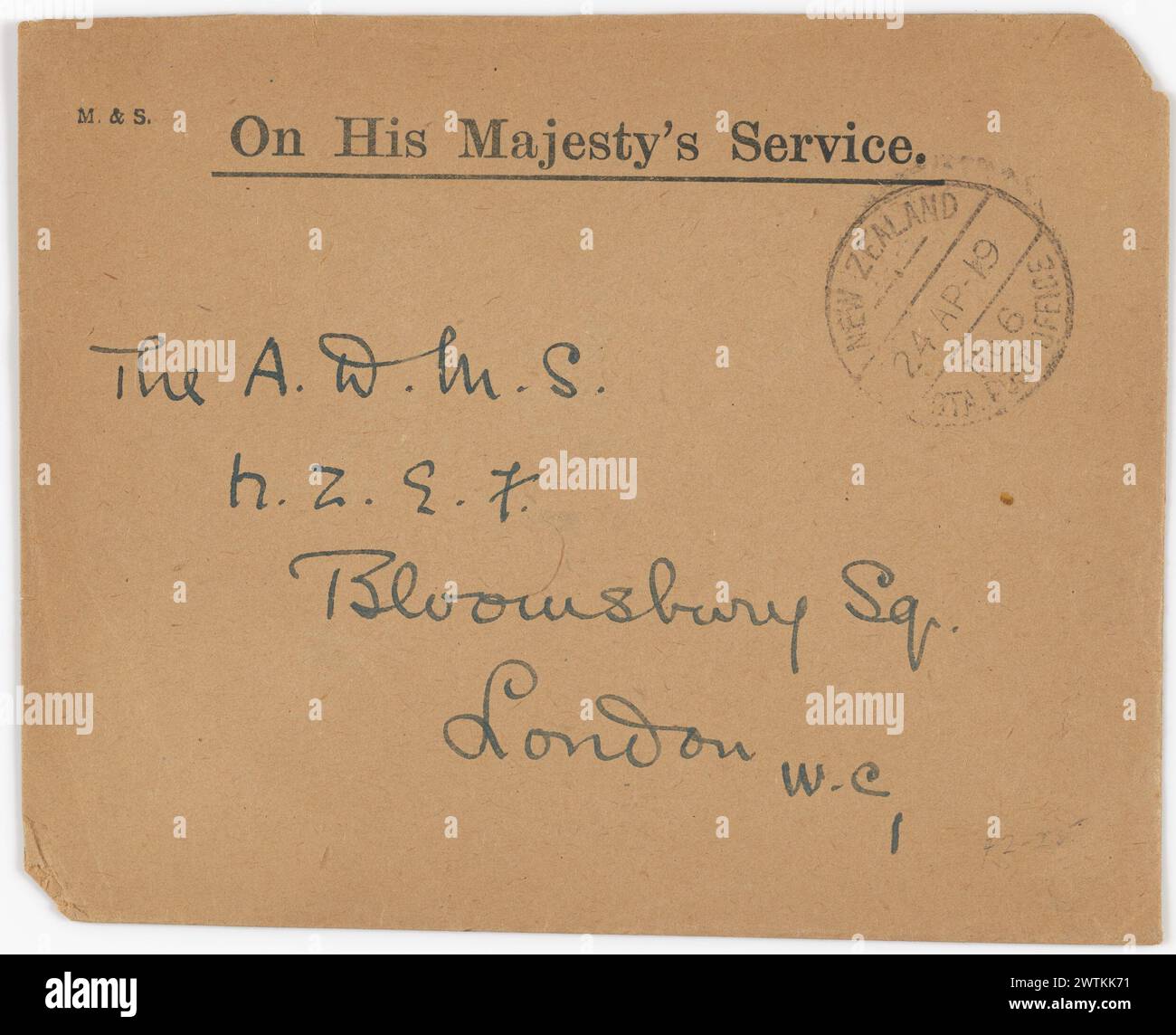 Philatelic 'cover' [envelope], WWI Visual and Verbal Communication ...