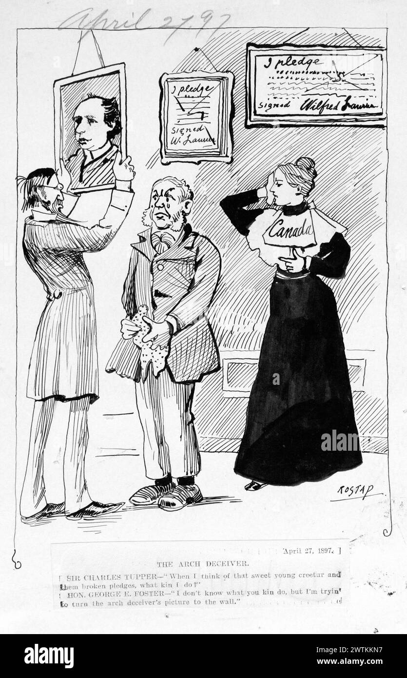 Cartoon - The Arch Deceiver Rostap (1866-1949 Stock Photo - Alamy