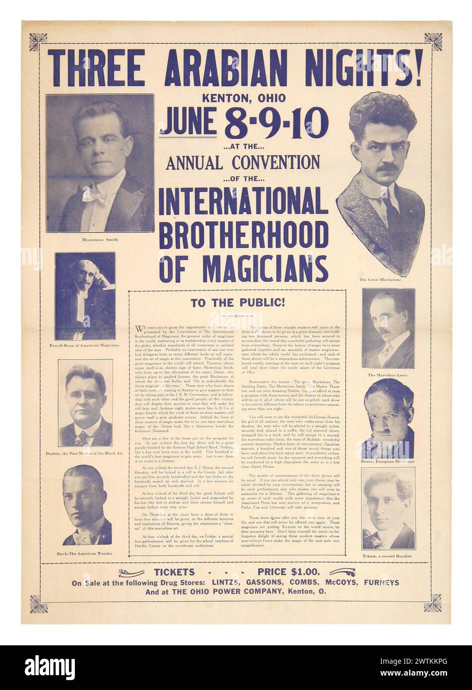 International Brotherhood Of Magicians Logo 1964 International
