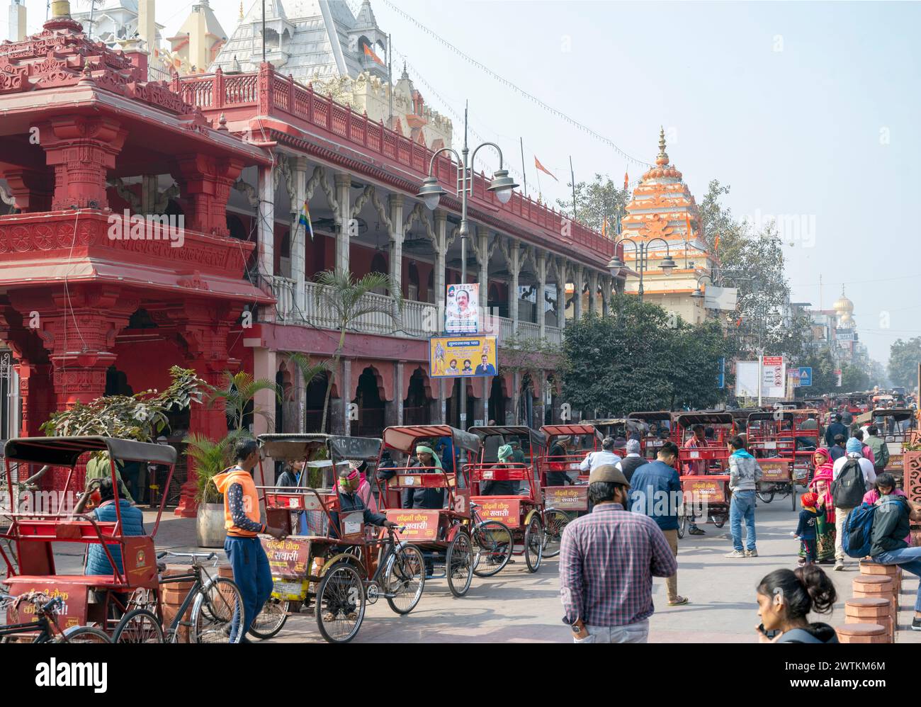 India, Old Delhi, Chandni Chowk, Jain-Tempel, Shri Digambar Jain ...