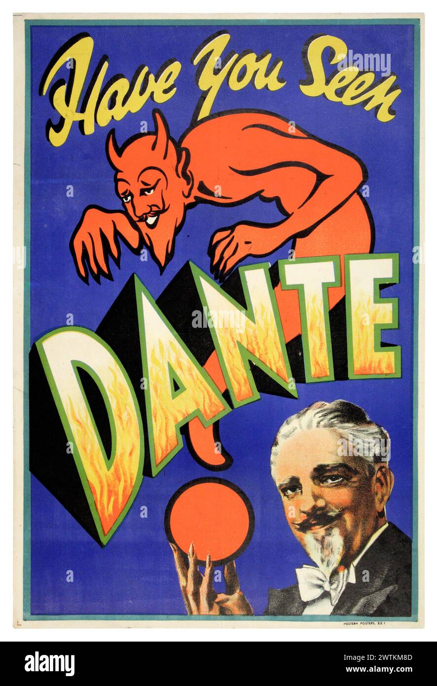 Magic poster - Have You Seen Dante Stock Photo - Alamy
