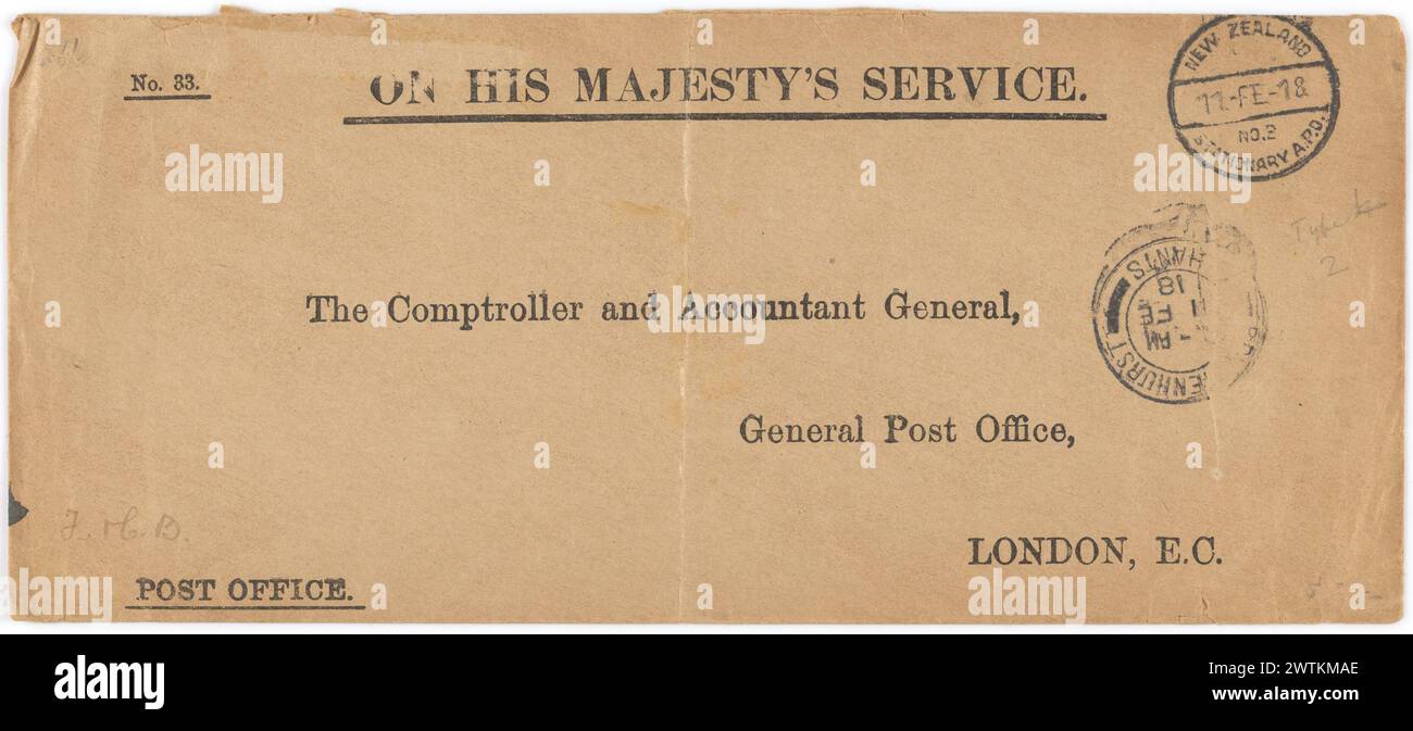 Philatelic 'cover' [envelope], WWI Visual and Verbal Communication ...