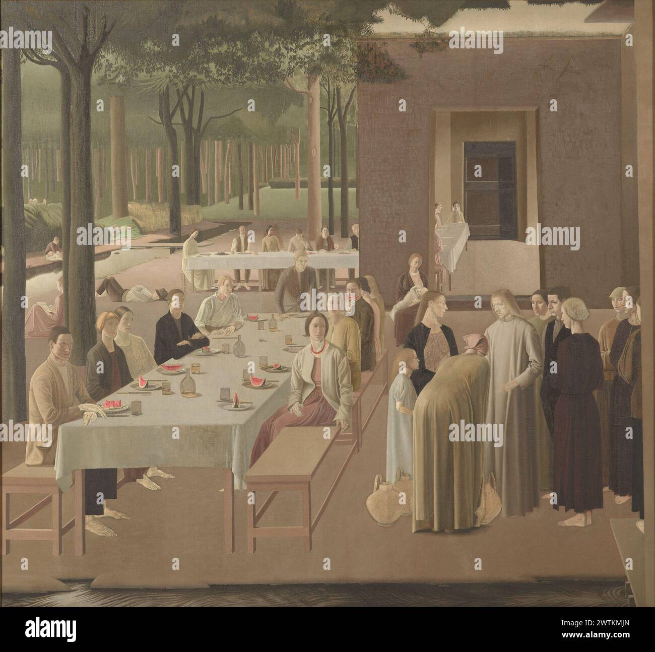 The marriage at Cana oil paintings Stock Photo - Alamy