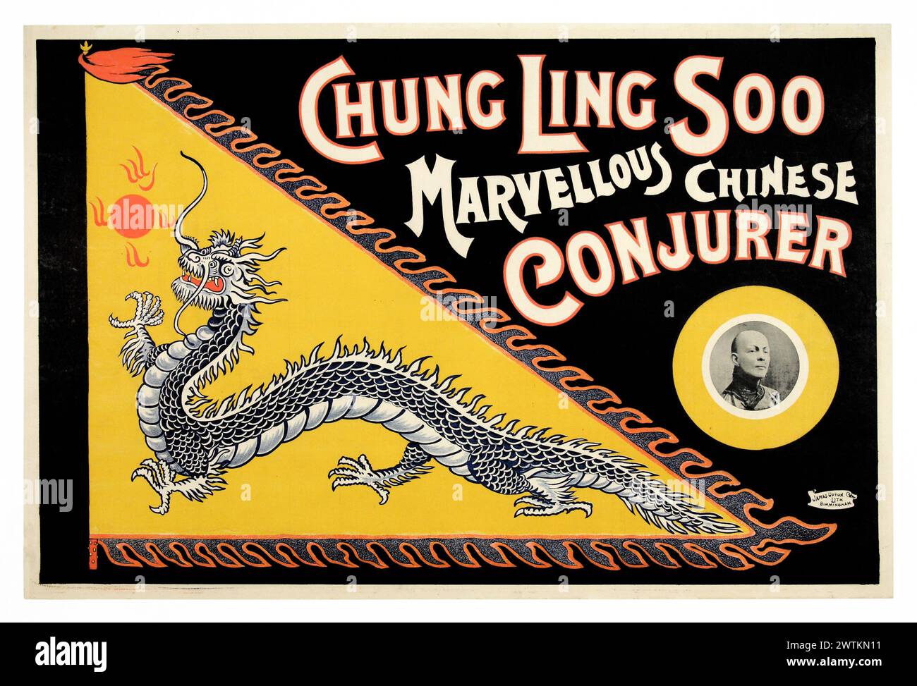 Magic poster - Chung Ling Soo Marvellous Chinese Conjurer Stock Photo ...